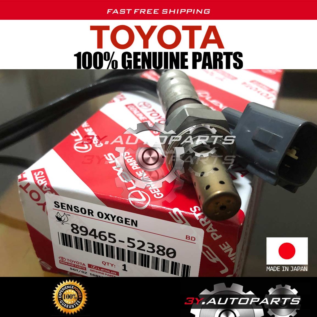 Genuine 100% 89465-52380 (Front) O2 Oxygen Lambda Sensor Oxy Japan ...