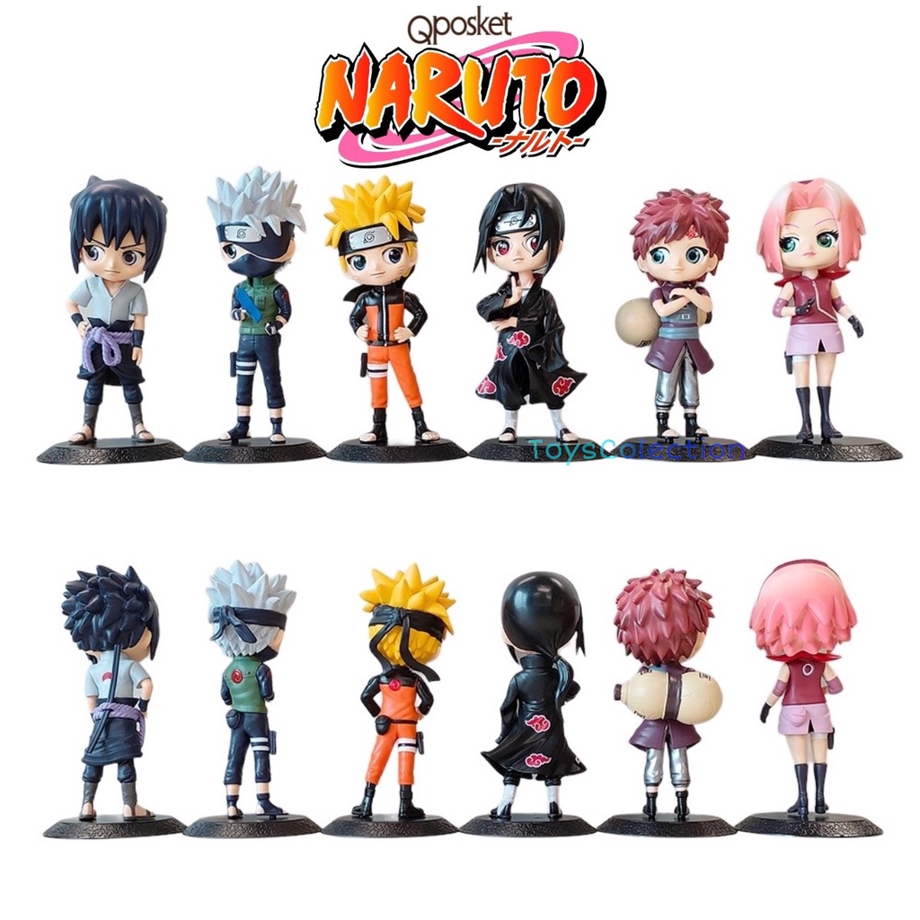 Action FIGURE QPOSKET NARUTO SASUKE KAKASHI ITACHI GAARA SASUKE Q ...