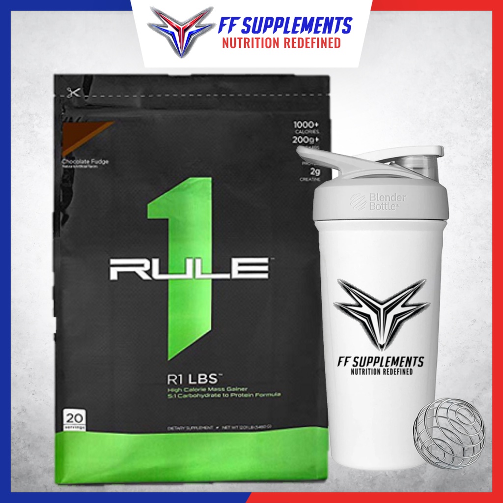 Rule 1 R1 Mass Gainer 12lbs with FF Shaker 700ml | Shopee Philippines
