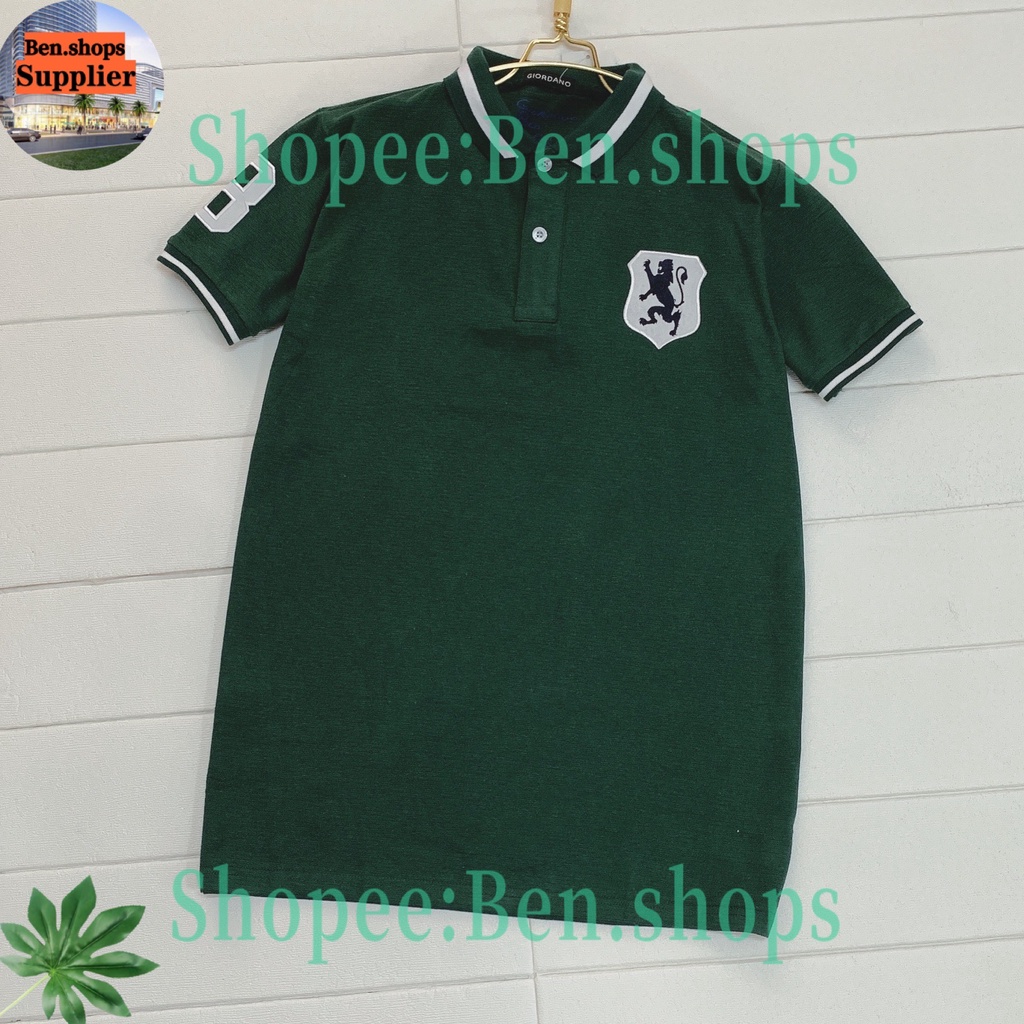Men polo shirt fashion plain color 100% cotton (small to plus size ...