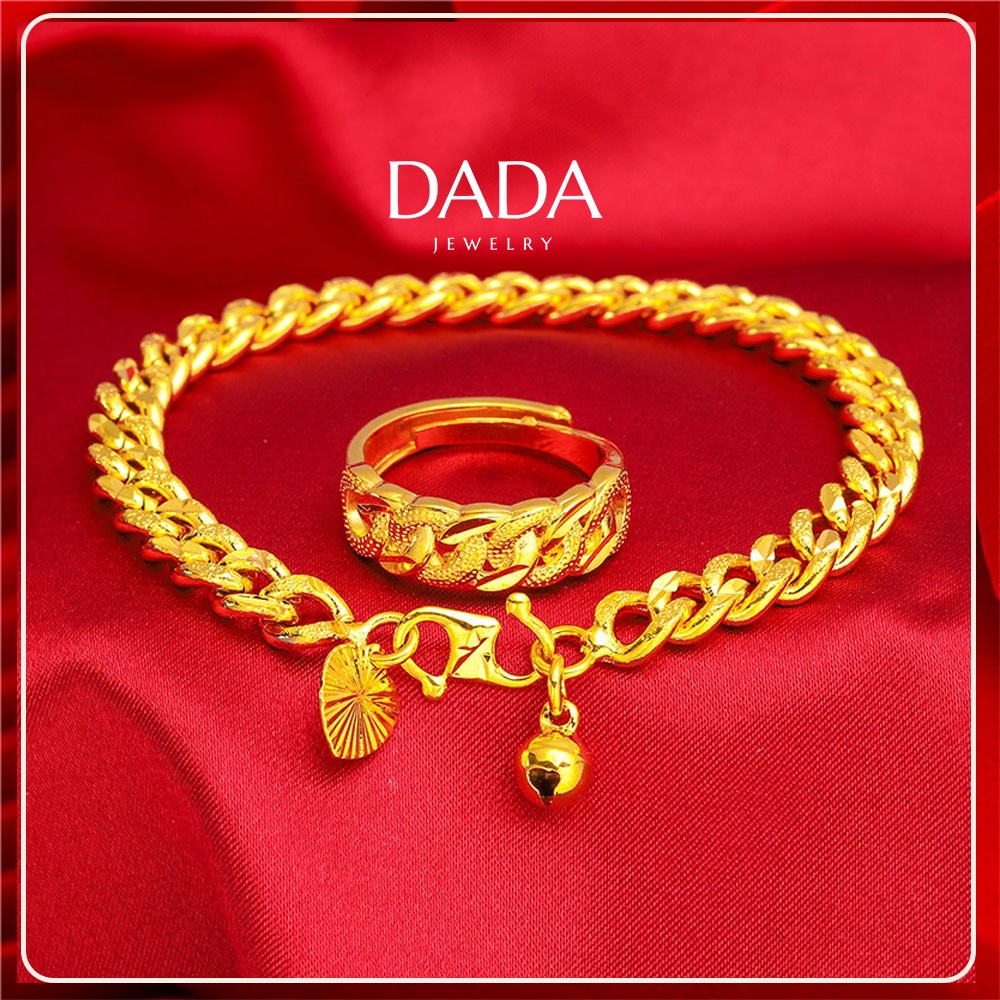 18k bangkok gold 2 in 1 for men gold bracelet frosted surface boss ...