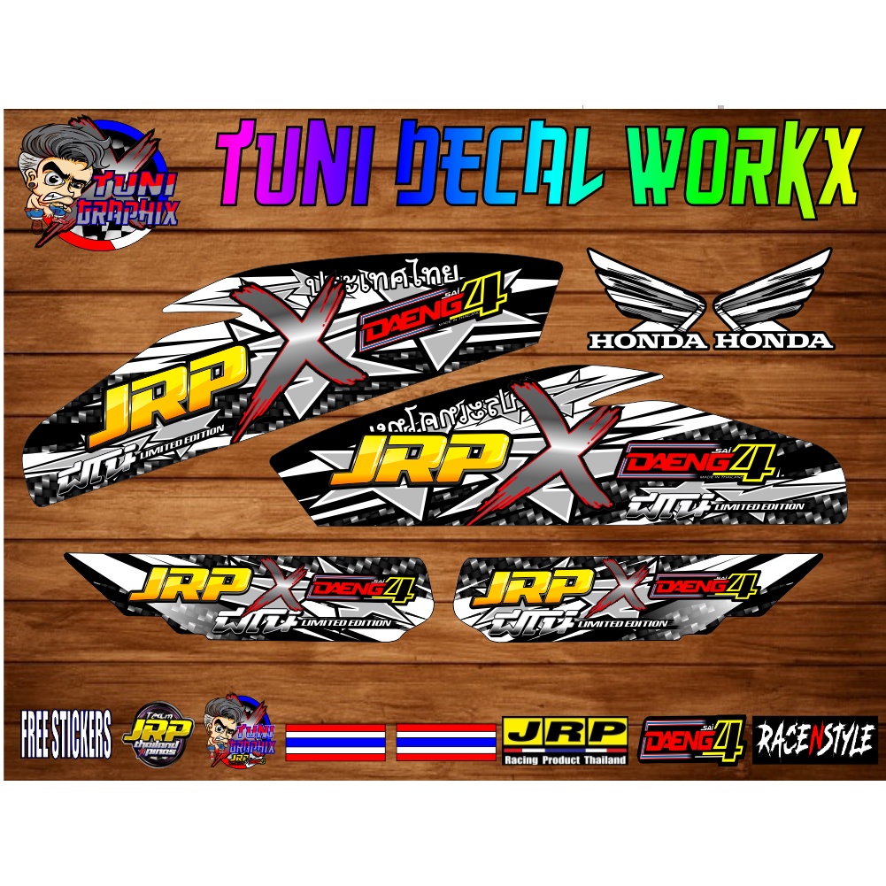 TMX / RUSI / PINOY / MOTOPOSH / SKYGO / DECALS STICKER v4 ( JRP X DAENG ...