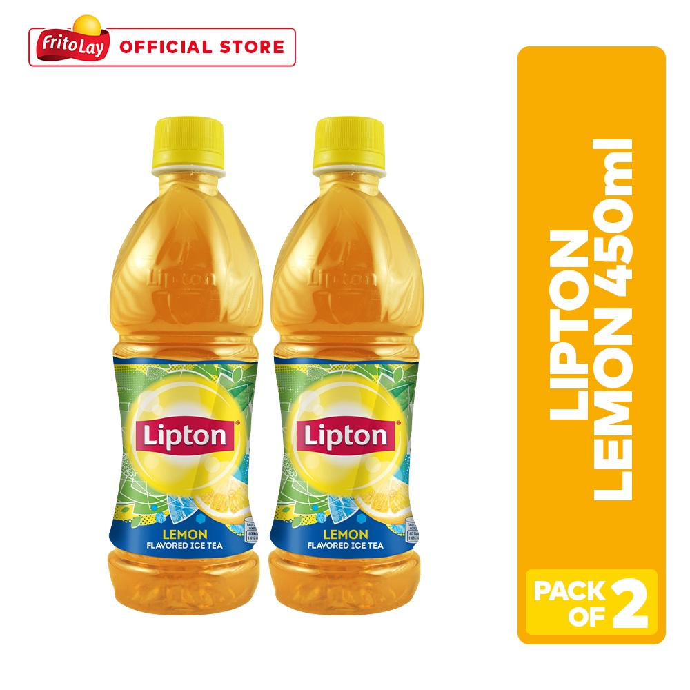 Lipton Lemon Flavored Tea 450ml - Pack of 2 | Shopee Philippines