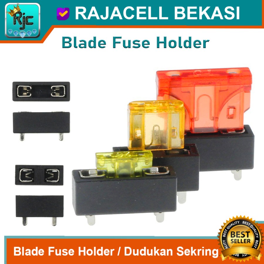 Blade Fuse Holder PCB Mounting Fuse Holder For Automotive Fuse ...
