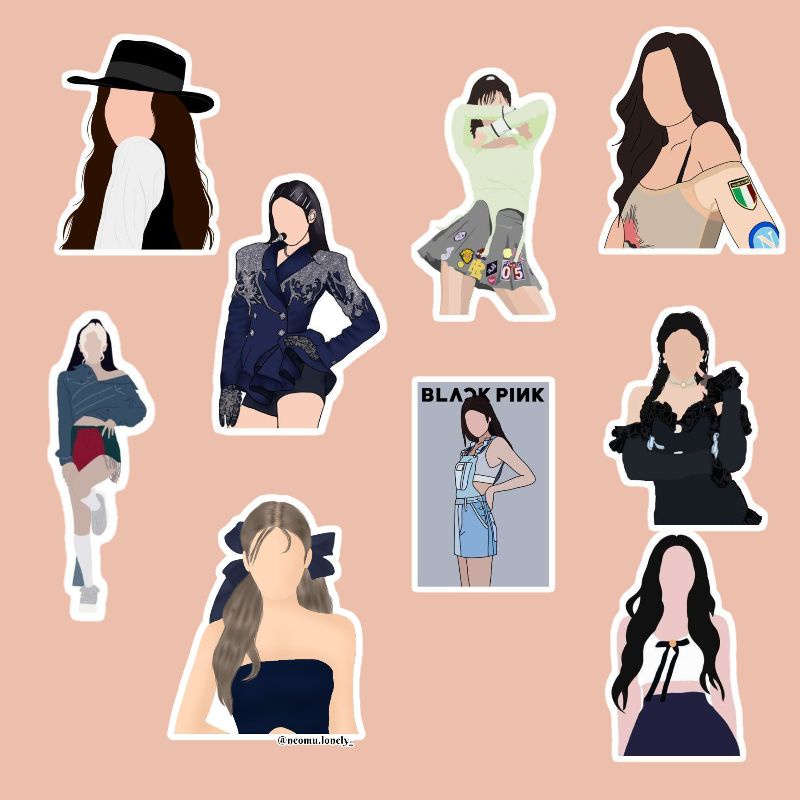 BLACKPINK Jennie Laminated VINYL Waterproof Stickers | Shopee Philippines