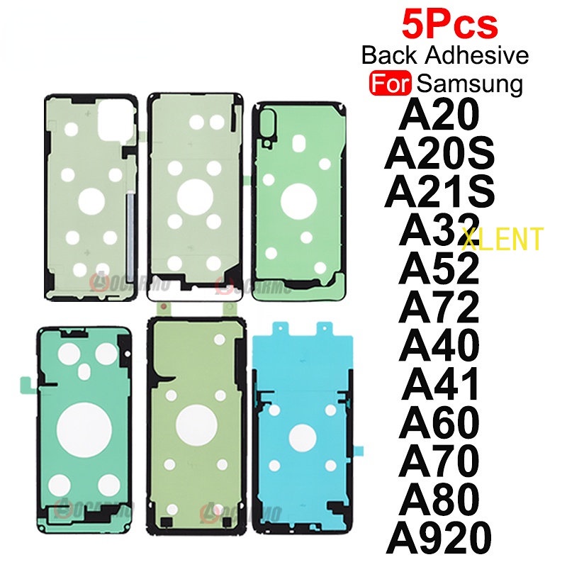 5PCS Back Adhesive For Samsung Galaxy A20 A20S A21S A40 A52 A60 A70 A80 ...