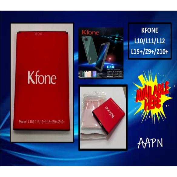 KFONE ORIGINAL BATTERY COMPATIBLE WITH L10/L11/L12/L15+/Z9+/Z10 ...