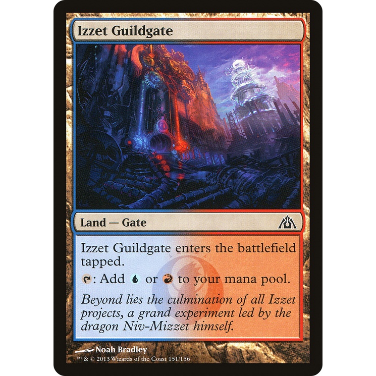 Izzet Guildgate | [NON-FOIL][SET OF 4][DGM/151] - Magic: the Gathering ...