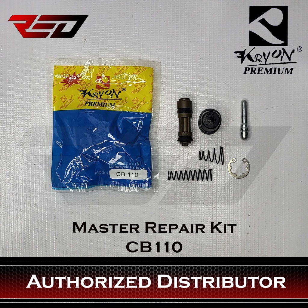 Brake Master Repair Kit Kryon Raider / CB110 / Mio / Rusi125 / Rusi150 ...