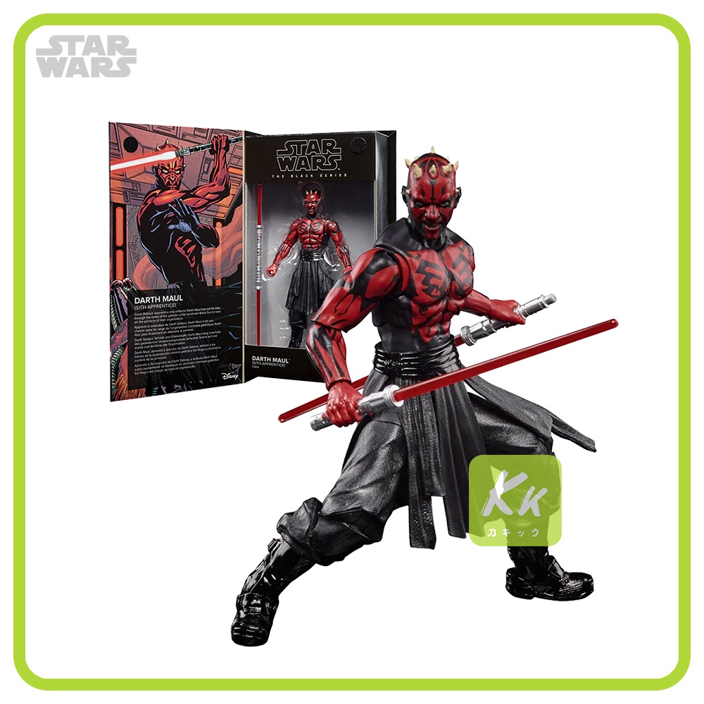 Star Wars Darth Maul Sith Apprentice The Black Series 6 inches | Shopee ...