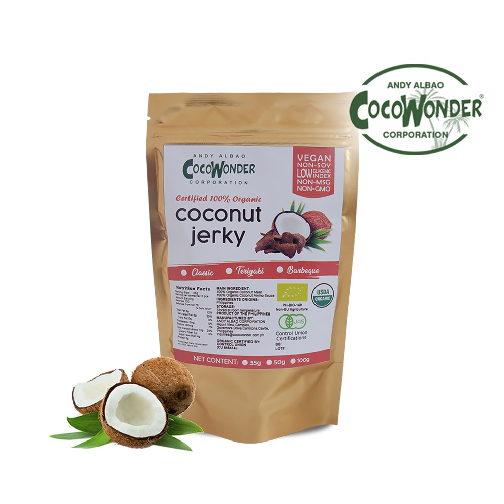 CocoWonder Coconut Jerky Aminos Flavor | Shopee Philippines
