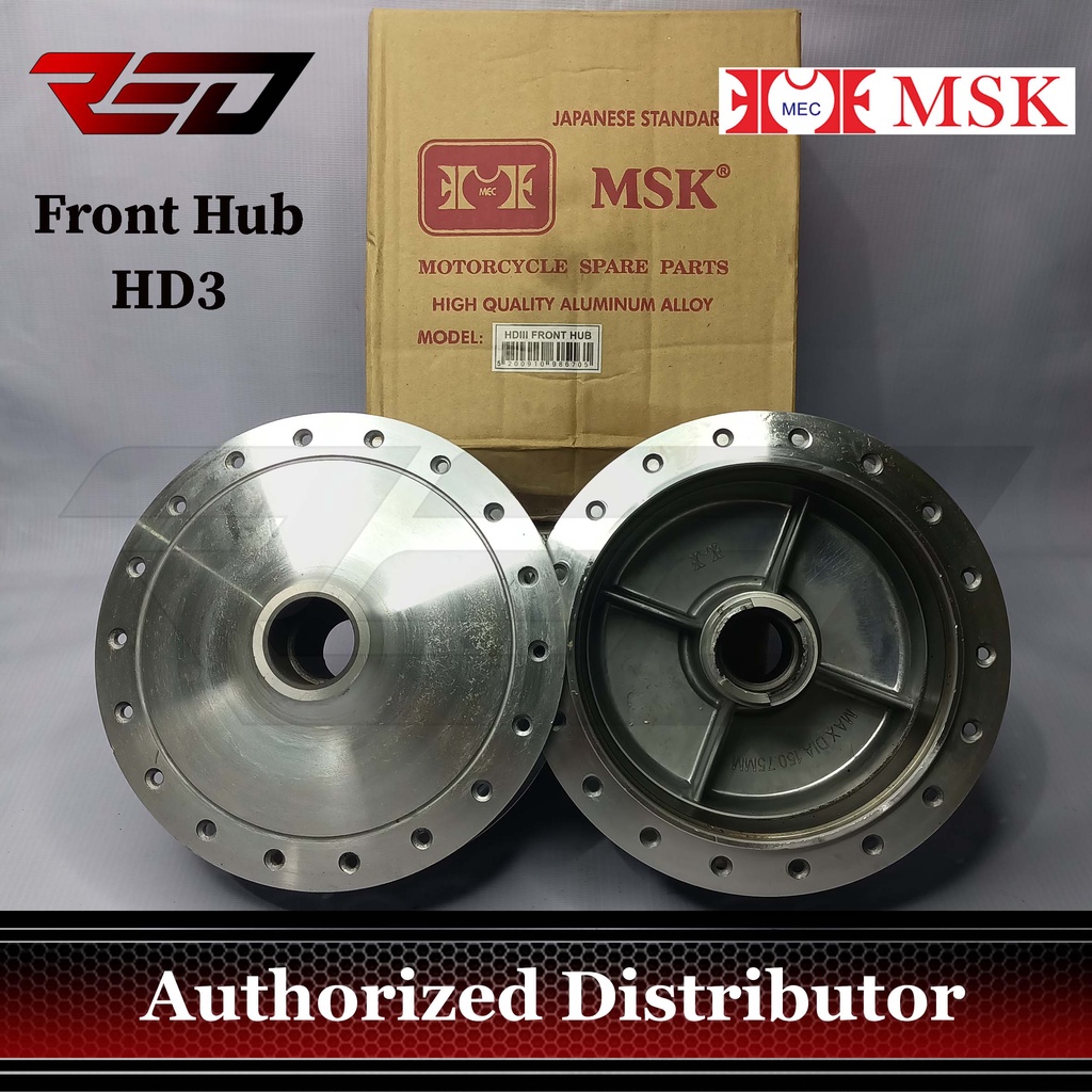 Front Hub Brake Drum MSK Barako / CT100 / HD3 / RS / Rusi / Smash ...
