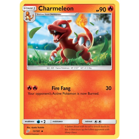 Charmander, Charmeleon & Charizard Pokemon Cards TCG (1st Gen STARTER ...