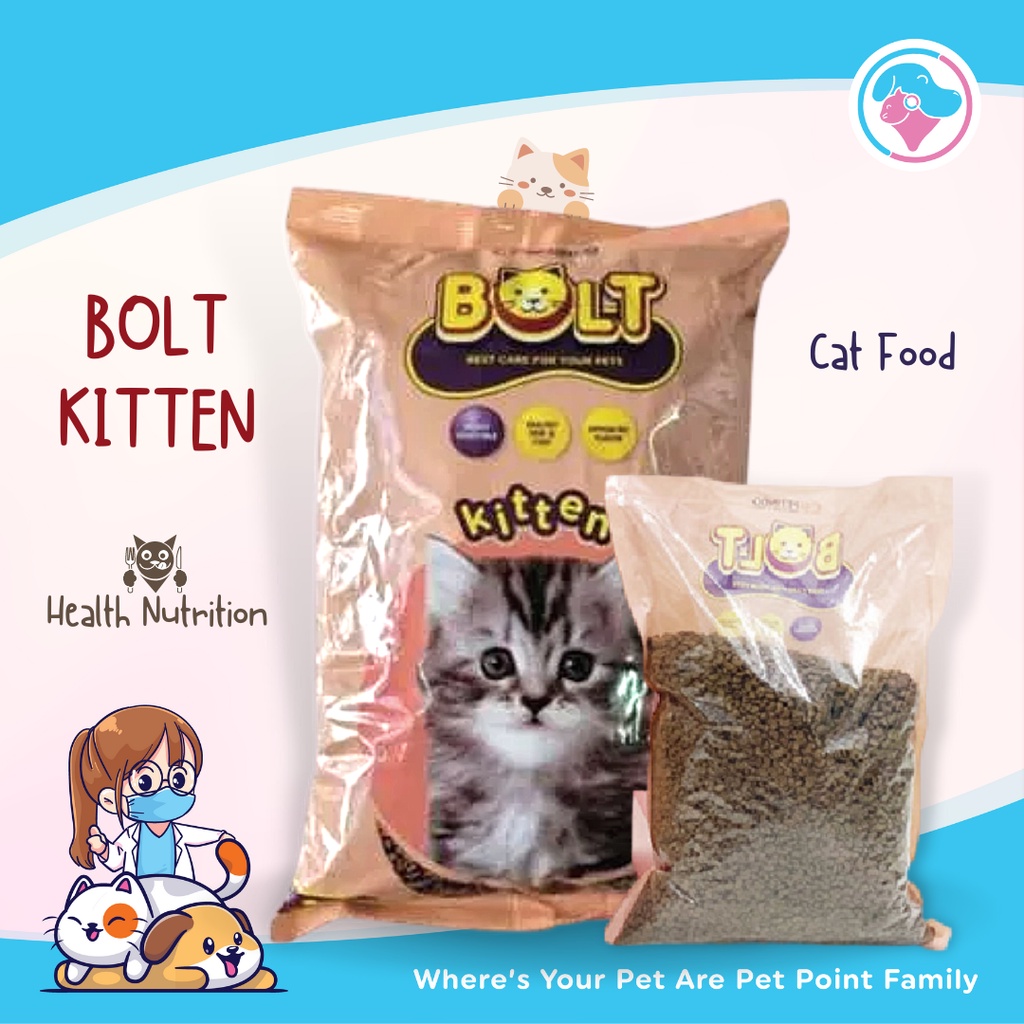 Bolt Kitten Cat Dry Food 1kg - Dry Food Feed For Kittens For Ages 1-12 ...