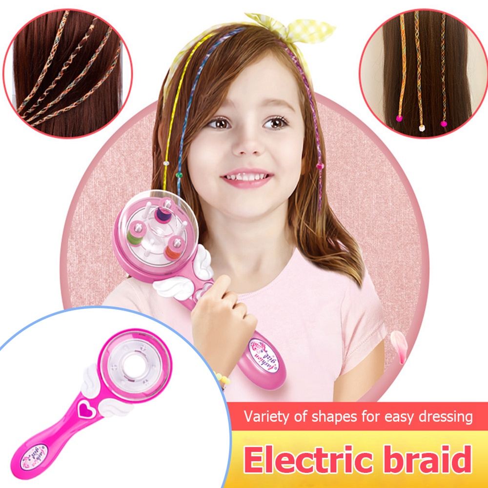Girls Electric Automatic Hair Braid DIY Fashion Braiding Hairstyle Tool ...