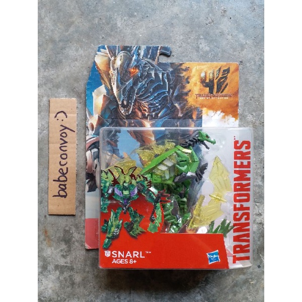 Hasbro Transformers Deluxe AOE Snarl MISB Dinobot | Shopee Philippines