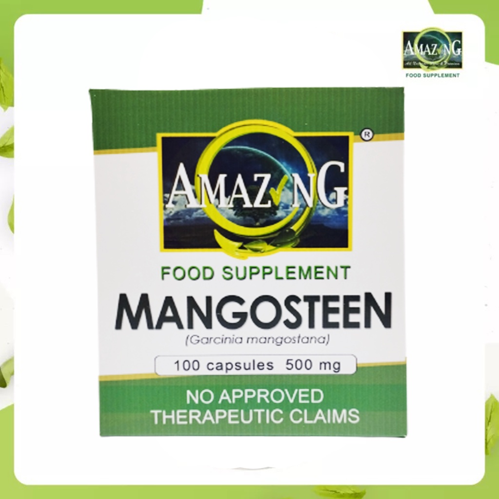 Mangosteen Capsules-Amazing Food Supplement 500mg BOX of 100 caps FDA ...