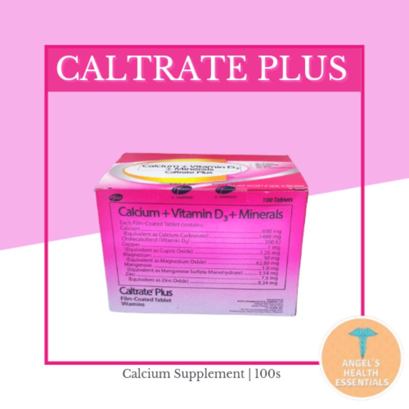 Caltrate Plus Pink Tablet 20 Pieces | Shopee Philippines