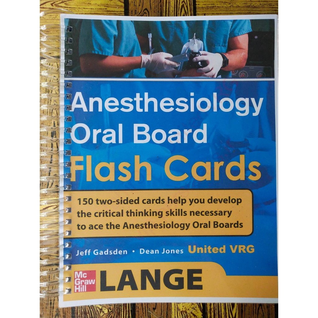 Anesthesiology Oral Board Flash Cards | Shopee Philippines
