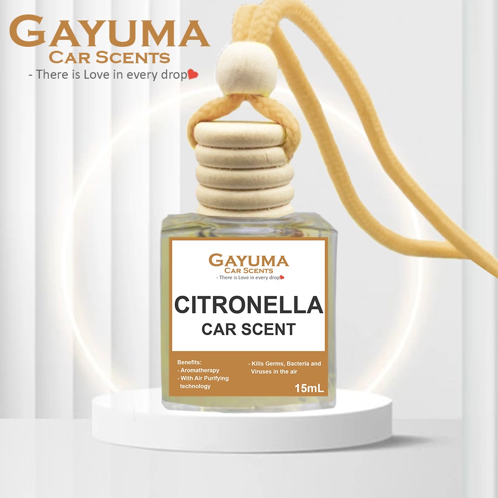 Gayuma CITRONELLA Car and Aircon Hanging Diffuser Oil Based Scent hotel ...