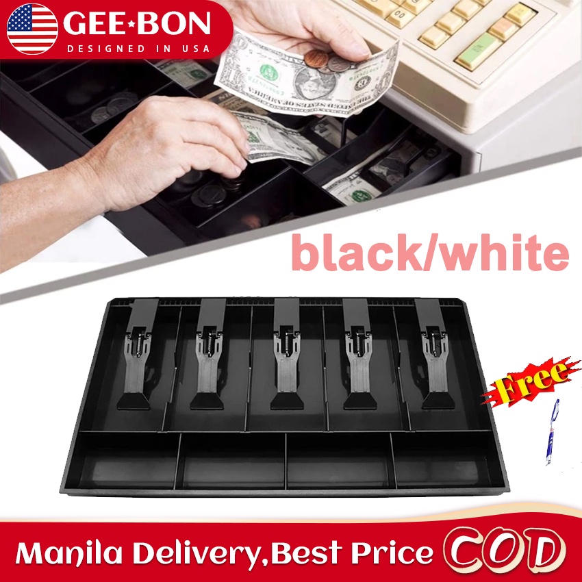 GEEBON Cash Coin Drawer Insert Tray Abs Plastic Safe Tray 40cm | Shopee ...