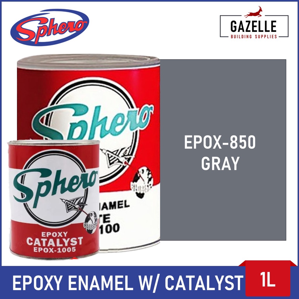 Sphero Epoxy Enamel w/ Catalyst 1L White / Black / Gray | Shopee ...
