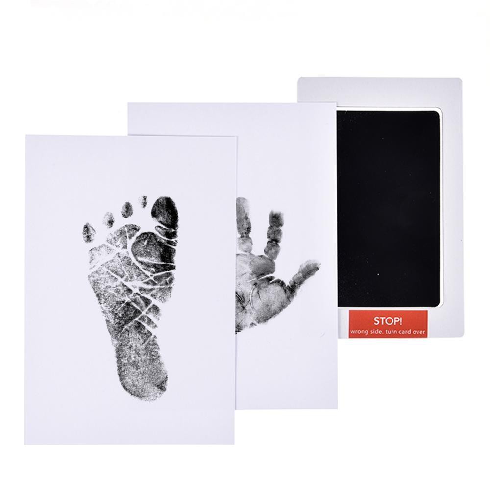 Baby Non-Toxic Handprint Footprint Kit Souvenir Stamp Pad Stamps Toys ...