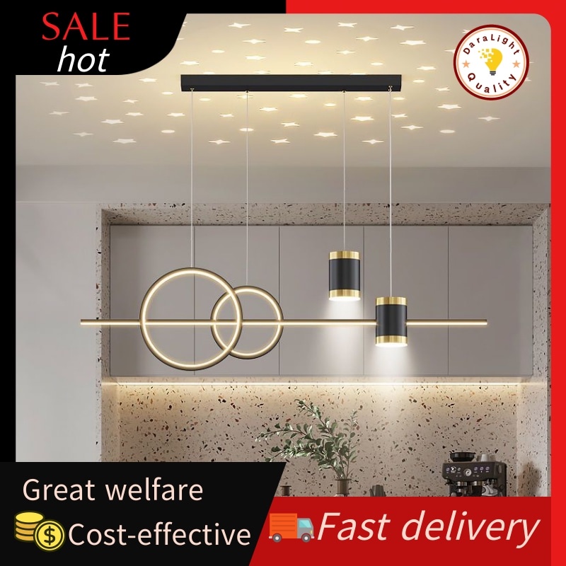 Nordic Chandelier Ceiling Light Counter Hanging Lights for Living Room ...