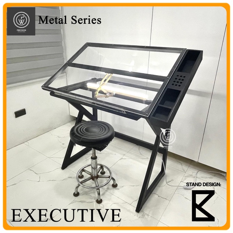 ACRYLIC DRAFTING TABLE | METAL SERIES | FREE LED LIGHT | COD ...