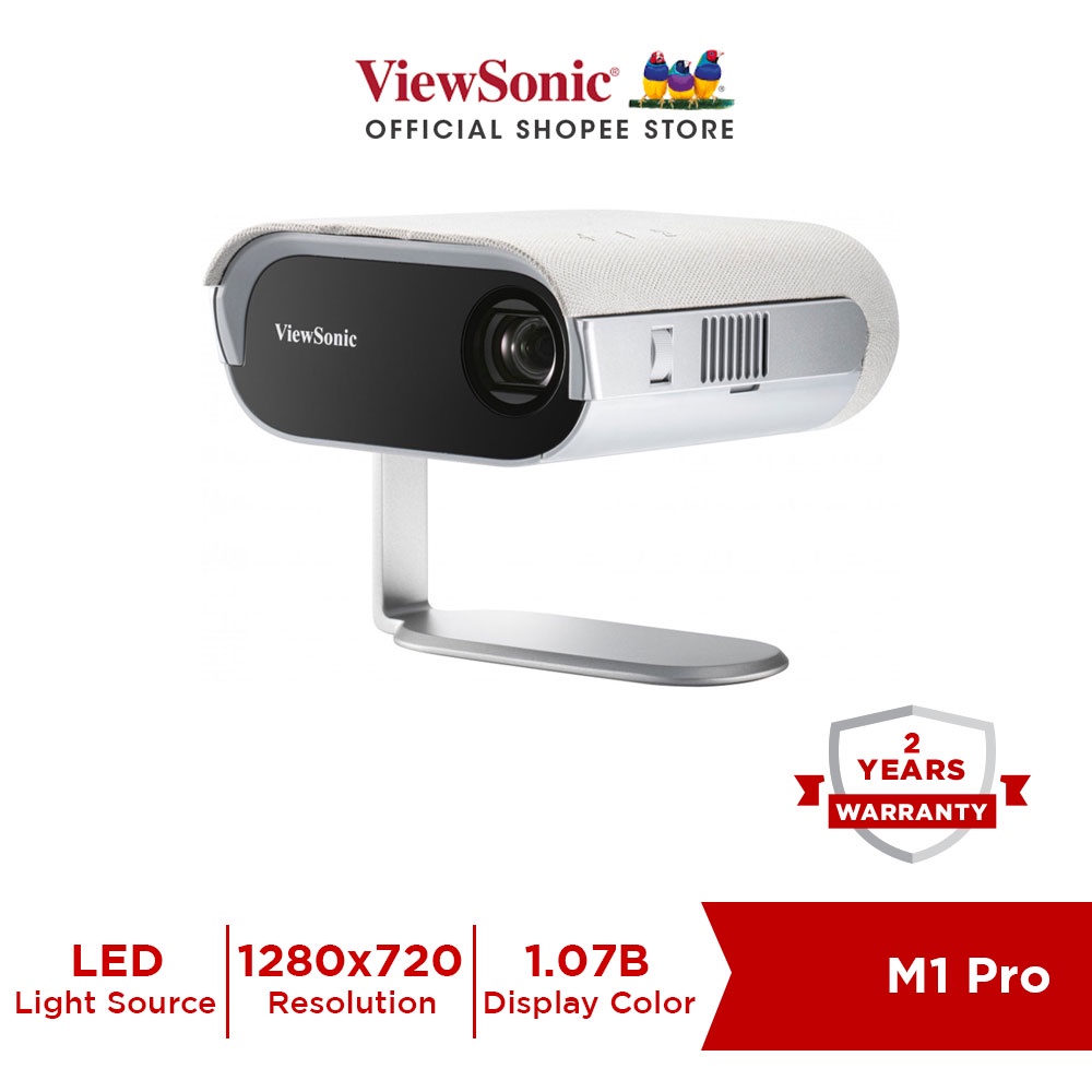 ViewSonic M1 Pro Smart LED Portable Projector with Harman Kardon ...