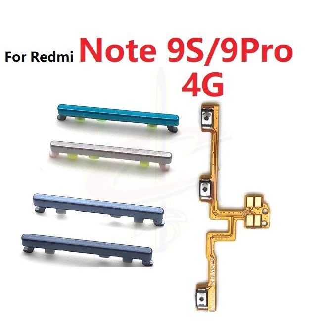 Power button flex For Redmi Note 9 Pro 9S on off volume button flex ...