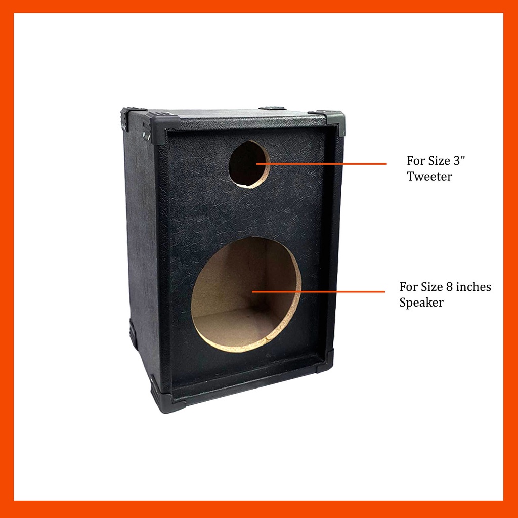 1PC 2-Way Bilog Speaker Box for Size 8 Inches Speaker | Shopee Philippines
