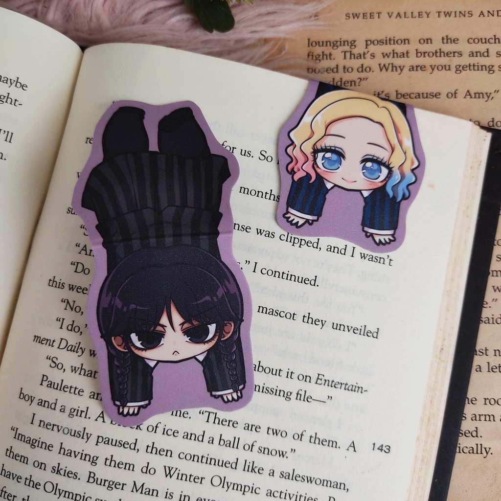 WEDNESDAY and Enid Chibi Magnetic Bookmark | Shopee Philippines
