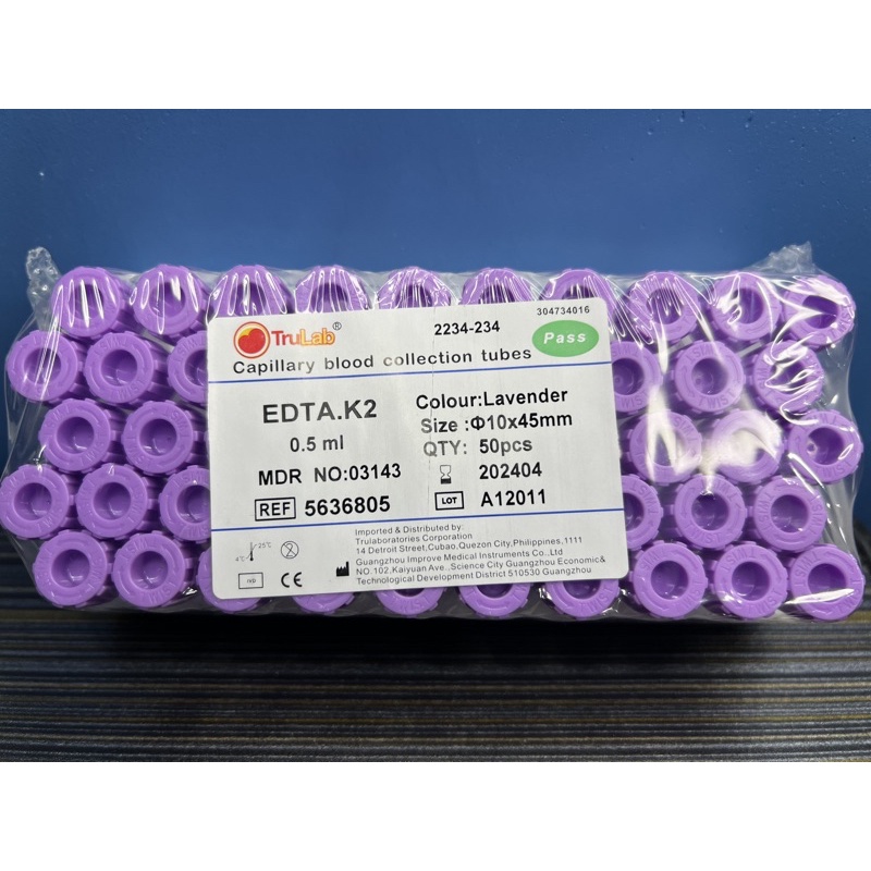 [ TRAY ] Microtainer 0.5 ml EDTA K3, K2, Redtop plastic tubes sold per ...