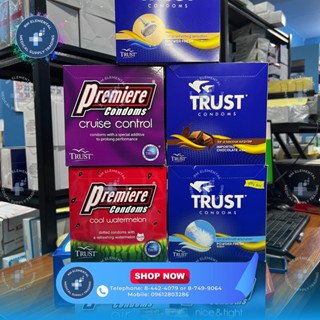 CONDOM TRUST/ PREMIERE ALL VARIANTS AND SCENTS AVAILABLE 3PCS PER PACK ...