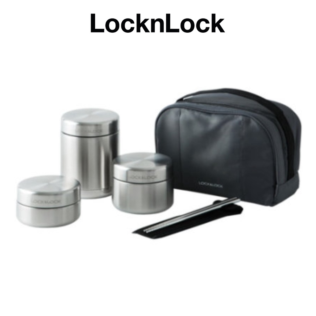 LocknLock Stainless Steel 304 Insulated Thermal Lunch Box 450ml with ...