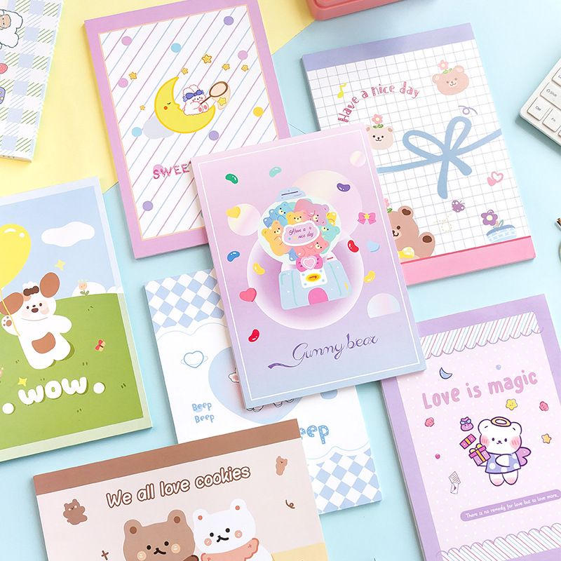 Cute 60sheets student notes B5 multifunctional message paper can make ...