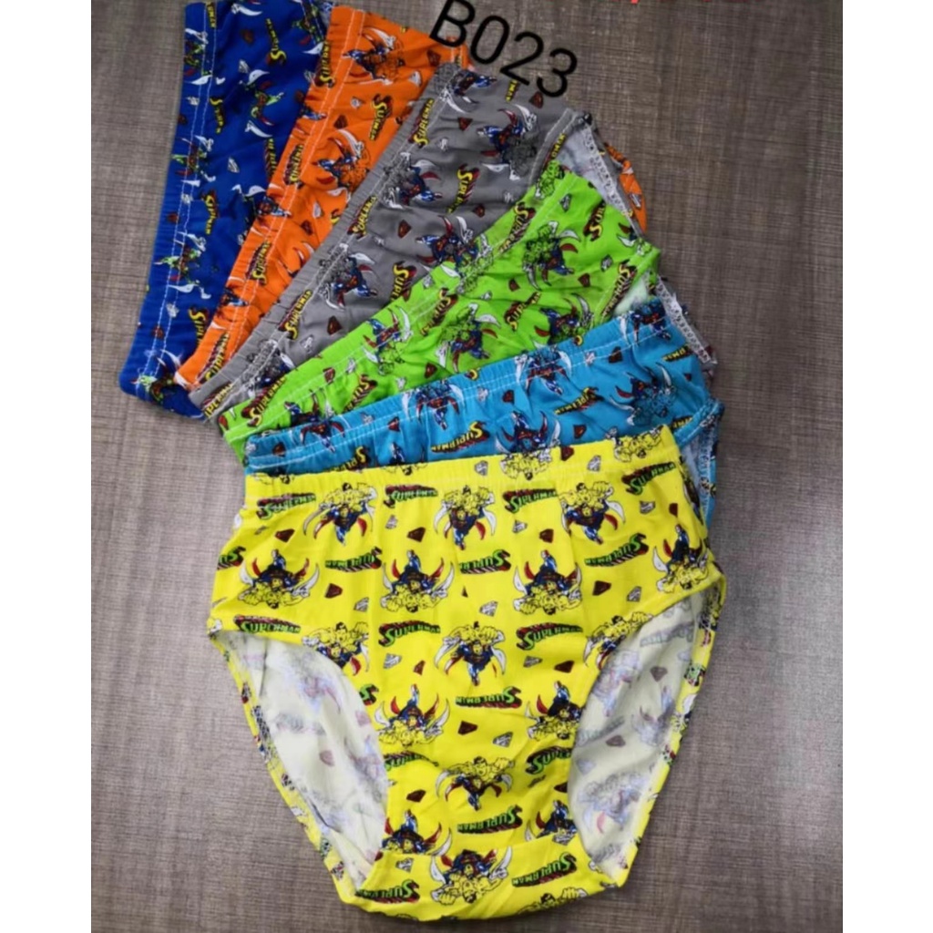 12 Pieces Boys Brief Kids Brief Underwear 3-5 Yrs Old | Shopee Philippines