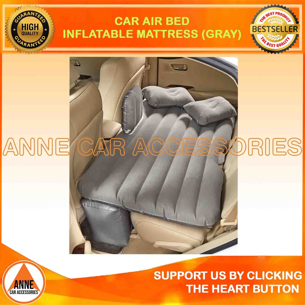 Portable Car Inflatable Air Bed with Two Air Pillows / Car Travelling ...