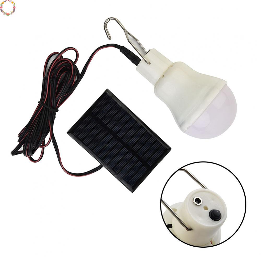 Waterproof Solar Powered Shed Light Bulb LED Hang Up Lamp Hooking ...