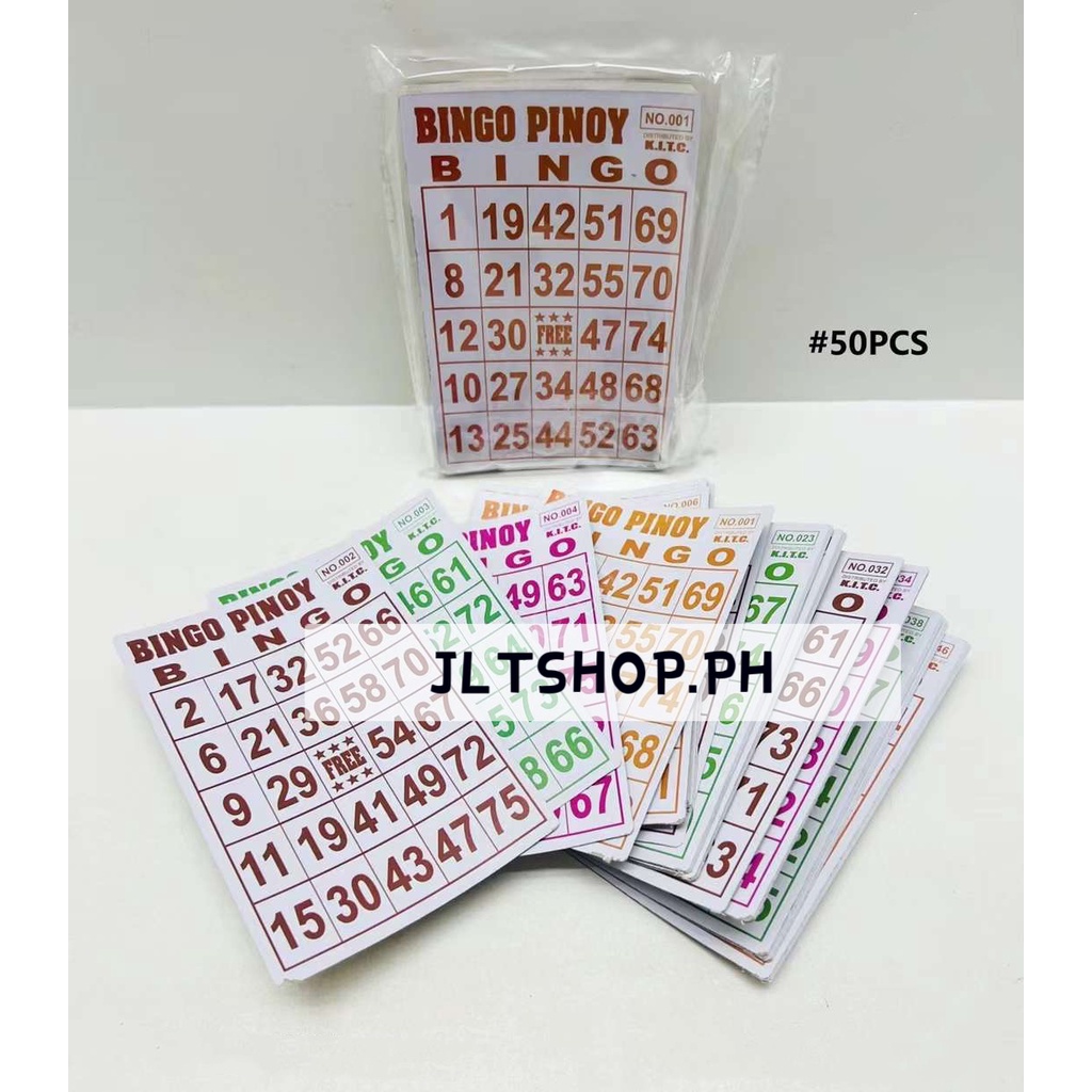 TYK Classic Pinoy Bingo Game Cards(1series only) | Shopee Philippines
