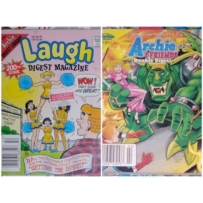 Archie & Friends Double Digest #2 | Laugh Digest Magazine #200 ...