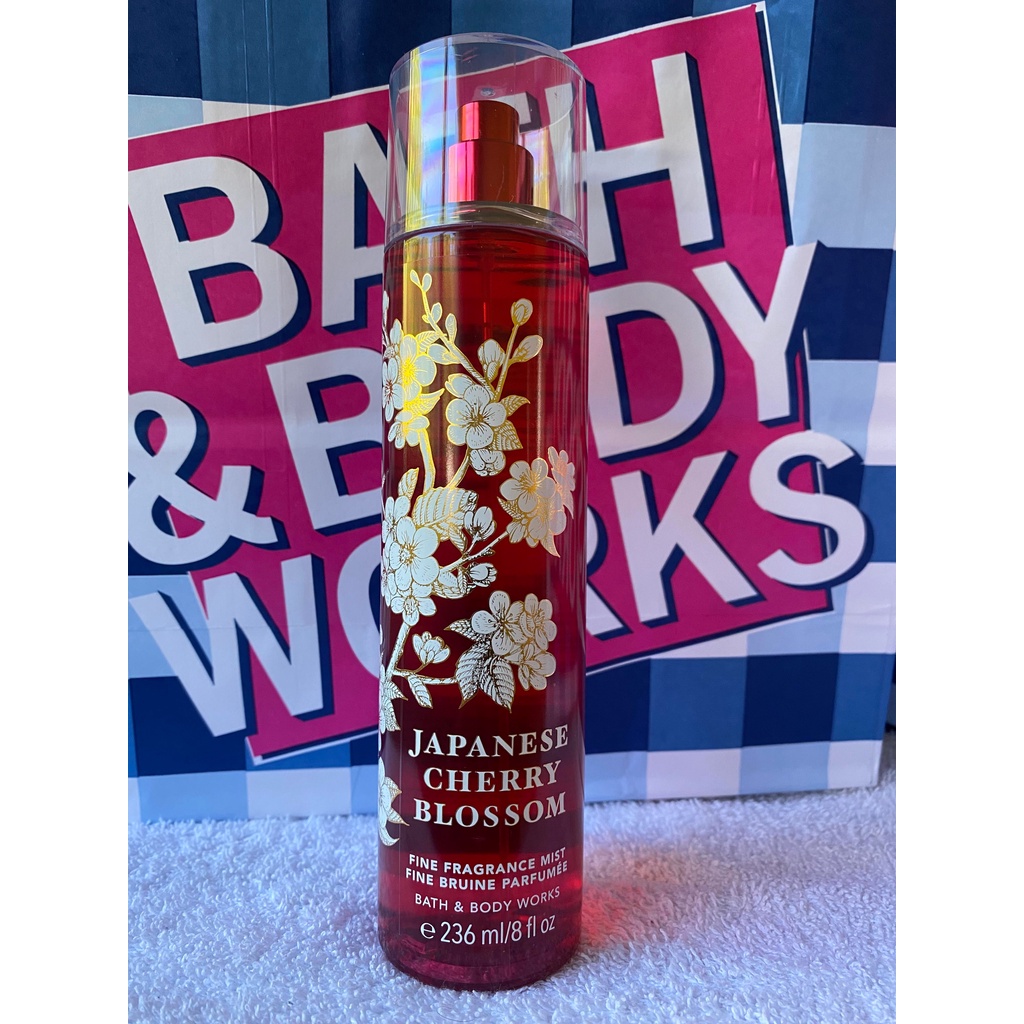 Bath & Body Works Fine Fragrance Mist - JAPANESE CHERRY BLOSSOM (236mL/8fl.oz) | Shopee Philippines