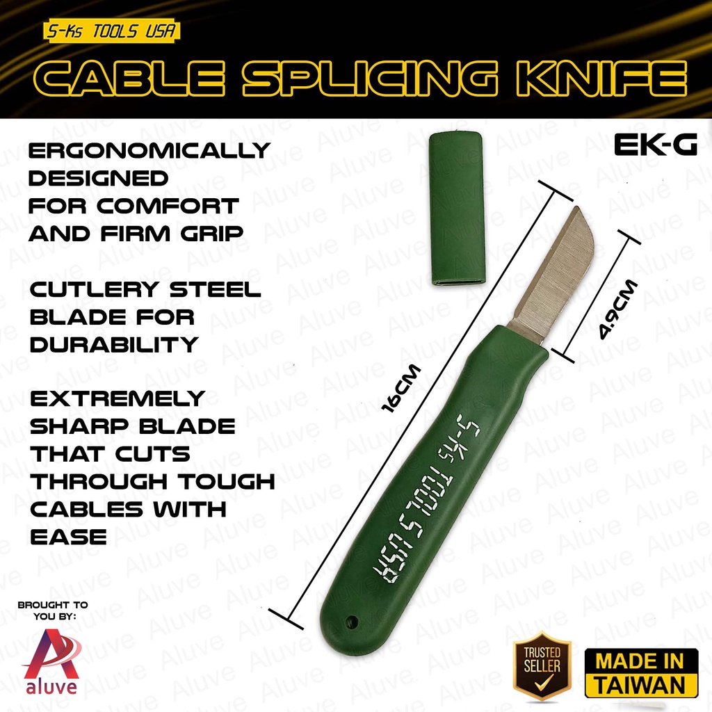 S-Ks Tools USA Cable Splicing Knife 150mm | Cable Cutting | Shopee ...