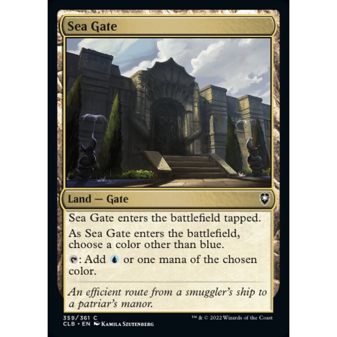 Sea Gate - Commander Legends: Battle for Baldur's Gate (CLB) | Shopee ...