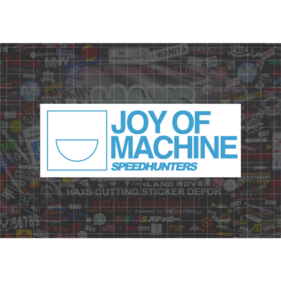 Cutting Sticker Joy Of Machine Size 15cm For Car | Shopee Philippines