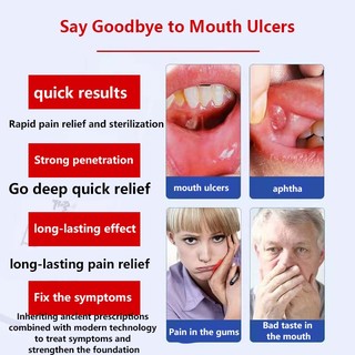 Canker sore spray 50ml mouth ulcer treatment Canker mouth sore solution ...