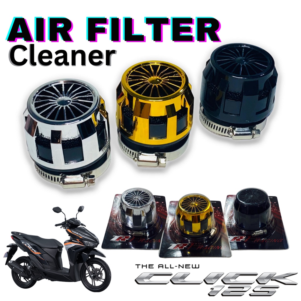 Honda Click 125 | Motorcycle Mushroom Head Air Filter Cleaner Universal ...