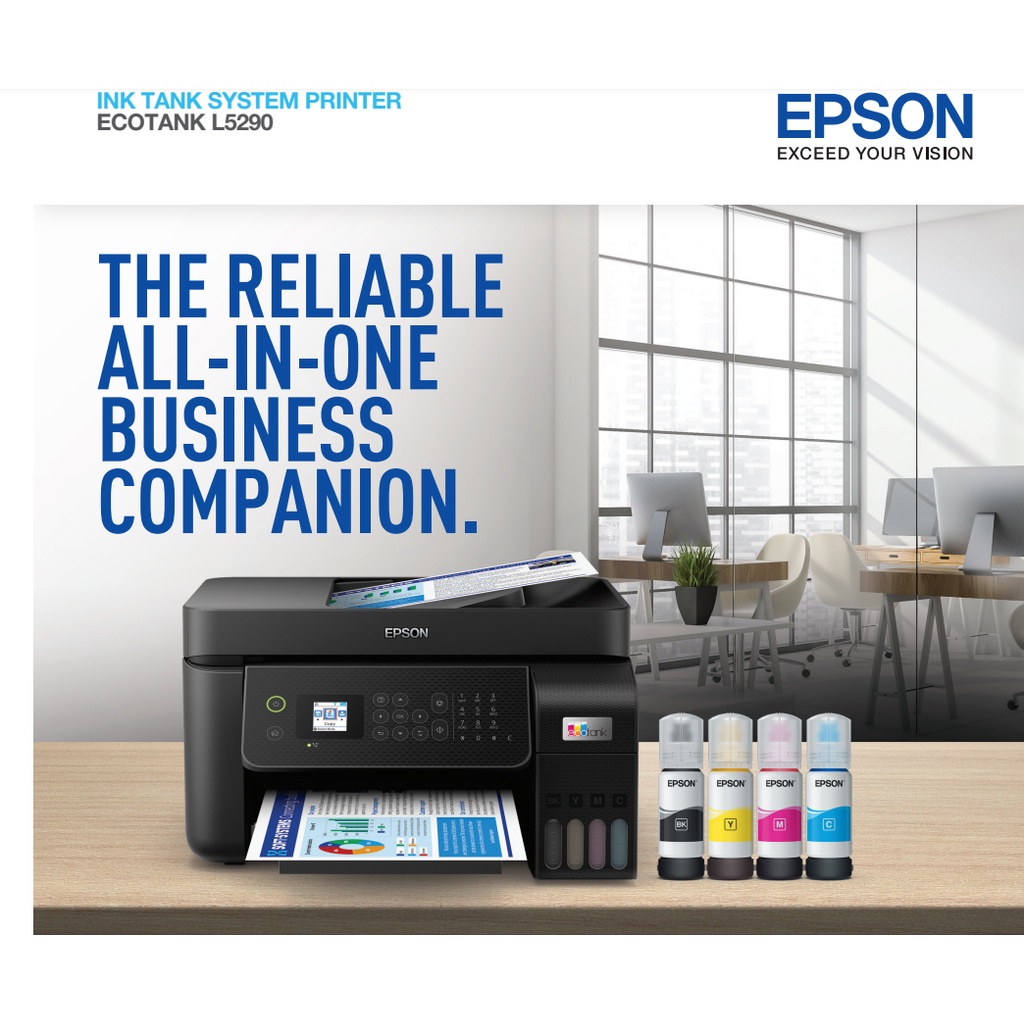 Epson EcoTank L5290 A4 Wi-Fi All-in-One Ink Tank Printer | Shopee ...