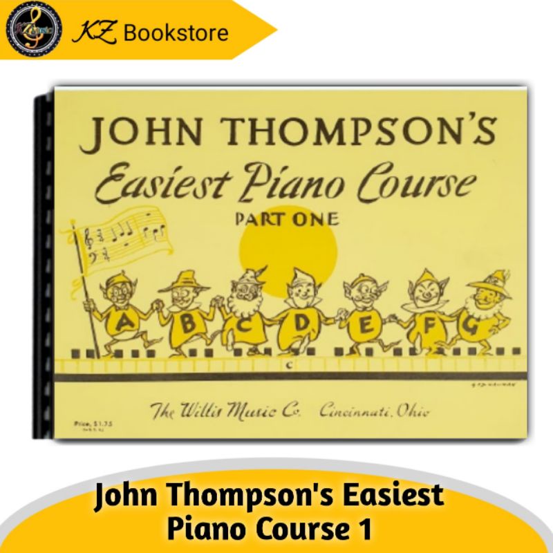 John Thompson's Easiest Piano Course Part 1, 2, 3, 4, 5, 6, 7, 8 ...